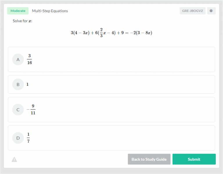GRE Math Practice Questions | Albert.io GRE Math Practice Questions | Albert.io